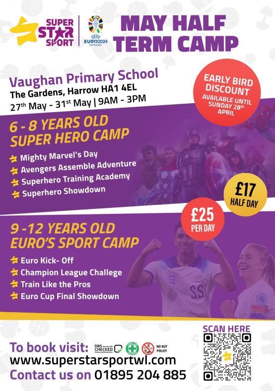 Vaughan Primary School - May Half Term Holiday Camp