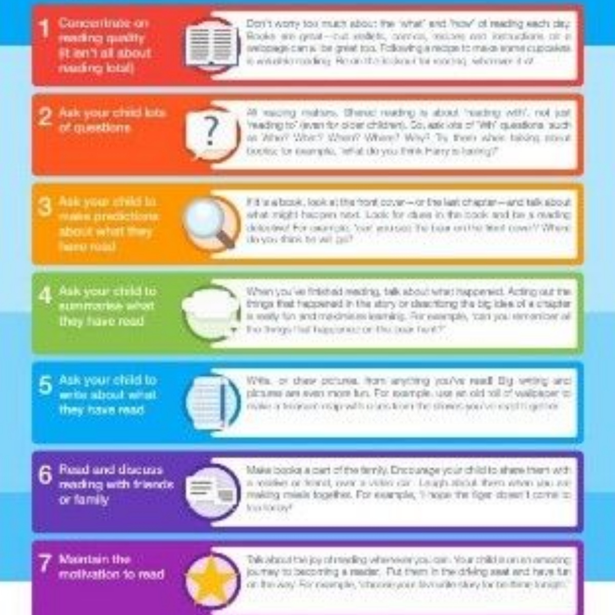 Vaughan Primary School - 7 top tips to support reading at home
