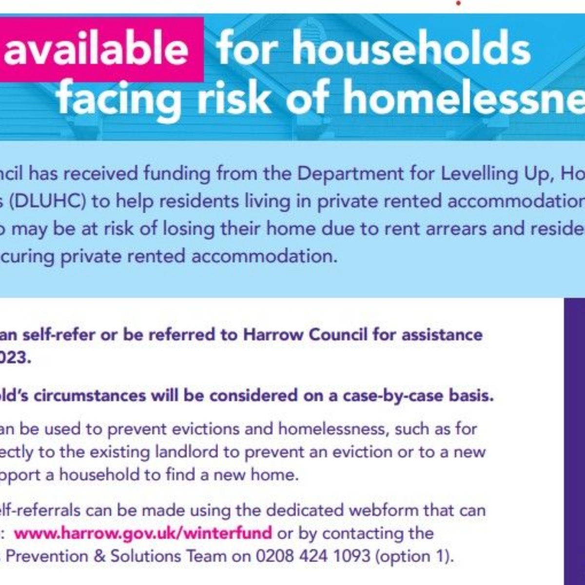 Vaughan Primary School - Help available for households facing risk of ...